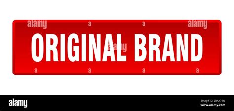 Original Brand Button Original Brand Square Red Push Button Stock