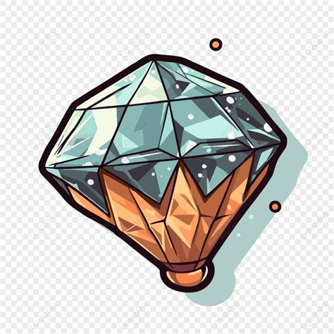 흰색 배경 클립 아트에 다이아몬드 만화 벡터상표 Png 일러스트 무료 다운로드 Lovepik