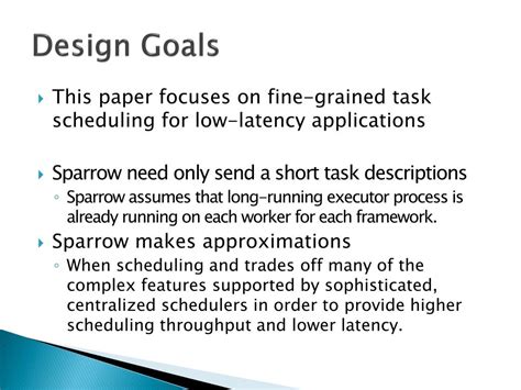 Ppt Sparrow Distributed Low Latency Scheduling Powerpoint