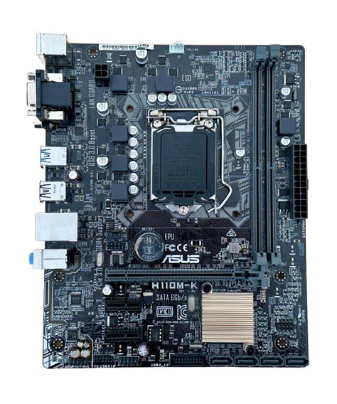 Asus Motherboard H110m K Lga1151 Socket 6 7th Gen Intel Core H110 Intel Motherboard Nitrobyte