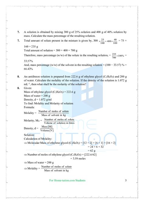 NCERT Solutions For Class 12 Chemistry Chapter 2 Solutions