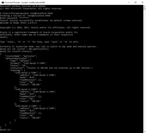 Mysql Mysql Innodb Cluster In Oracle Public Cloud A Tutorial