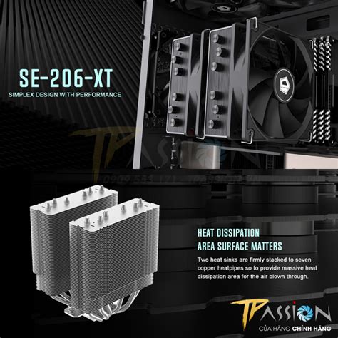 Tản Nhiệt Cpu Id Cooling Se 55 Black Snow White Led Argb
