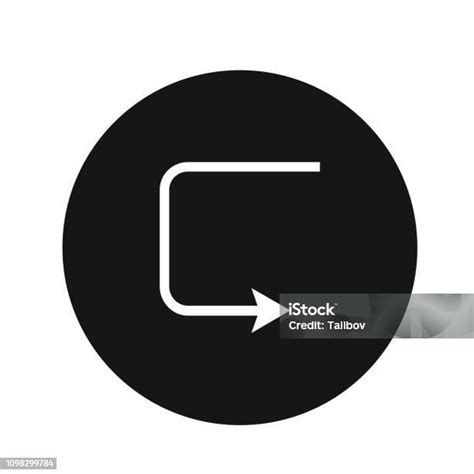 흰색 바탕에 간단한 블랙 아이콘입니다 아이콘을 반복 합니다 벡터 일러스트 레이 션 웹 디자인 요소입니다 곡선 화살표 0명에 대한 스톡 벡터 아트 및 기타 이미지 Istock