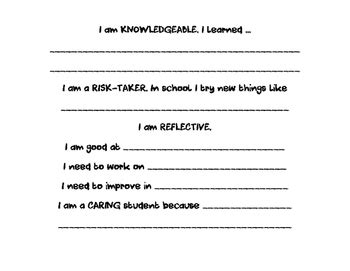 Babe Reflection For I B PYP By Shannon Scott TpT