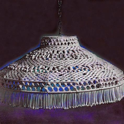Macrame Lampshade Etsy
