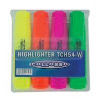 Collosso Highlighters Chisel Tip Wallet Of 4 Buy Online In South Africa Takealot Com