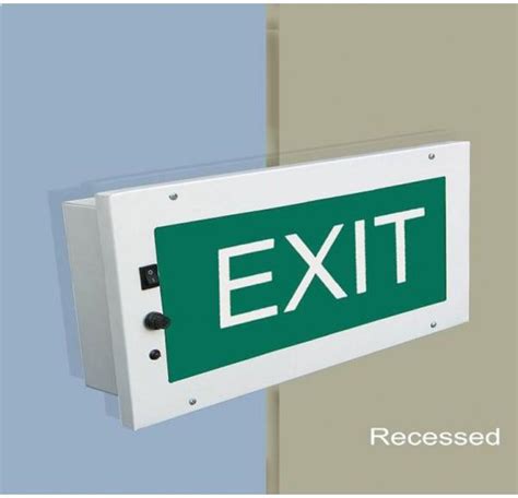 Wall Concealed Exit Signs At Best Price In Mumbai Maharashtra From Autolite Emergency Lighting