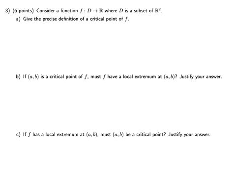 solved 3 6 points consider a function f d→r where d is a