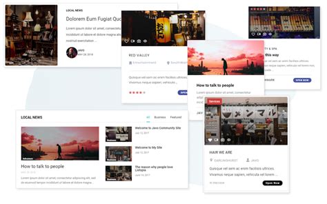 Card Module Intro Javo Theme