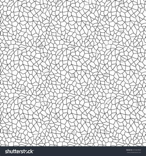 Seamless Texture Random Network Fractures Irregular Stock Vector Royalty Free 472567849
