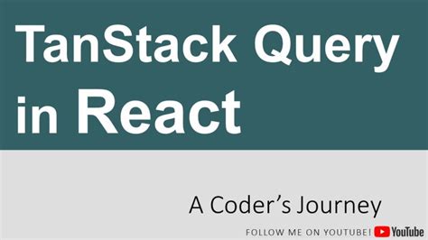 Reactjs Tanstackquery Reactquery Webdevelopment Frontend Javascript Morteza Giti