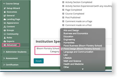 Set Up Course Categories Guide Course Management Under Institution