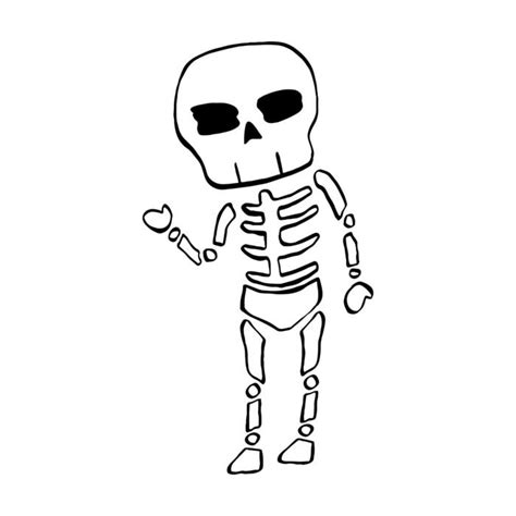 Skeleton Doodle Vector Art Icons And Graphics For Free Download