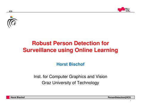 PDF Robust Person Detection For Surveillance Using Online Learning