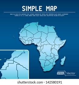 Abstract Simple Map Eps Vector Design Stock Vector Royalty Free Shutterstock