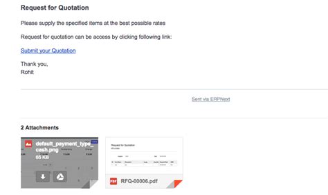 Erpnext 7 Showcase Request For Quotation Erpnext Frappe Forum