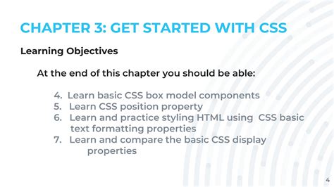 Chapter 3 Getting Started With Css Module Pptx