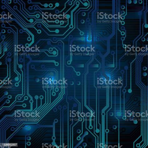 회로 기판 배경 기술 개념 디자인 빛 배경 텍스트 공간 복사 공간 전자 컴퓨터 기술 디지털 칩 아날로그 회로 배너 프리젠 테이션 벡터 Cpu에 대한 스톡 벡터 아트 및 기타