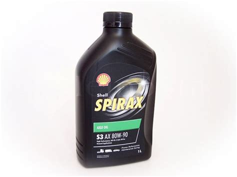 Olej Shell Spirax S3 Ax 80w 90 1l Ax Shell Autodiely A Autopotreby