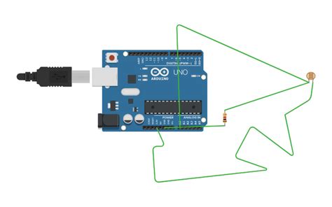 Circuit Design Light Sensor Tinkercad