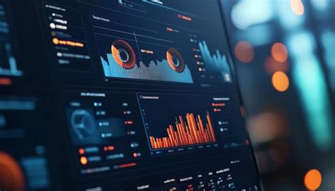 Predictive Business KPI Data Technology Dashboard Premium AI Generated Image