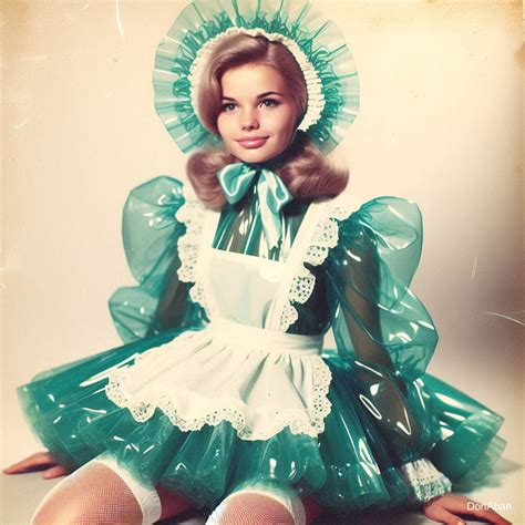 Vintage Teal Plastic Sissy Dress 2 By Donaban On Deviantart