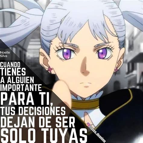 Seguínos Para Más Frases De Anime El Personaje Noelle Silva El
