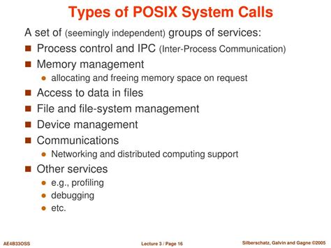 Ppt Lecture 3 System Calls And Api Standards Powerpoint Presentation