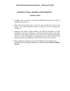 Fillable Online Form Entry Architectural Change Request Fax Email Print PdfFiller