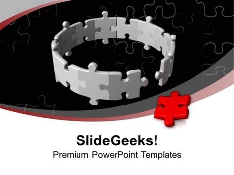 Find The Right Part Of Solution Success PowerPoint Templates Ppt Backgrounds For Slides