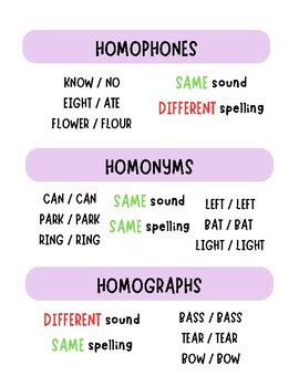 ELA ENGLISH Classroom Posters WH SYN ANT HOMOPHONES Prefix Suffix ROOT PoS