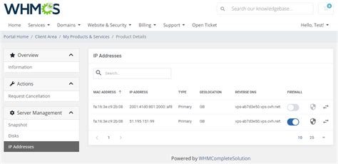OVHcloud VPS Dedicated Servers For WHMCS ModulesGarden