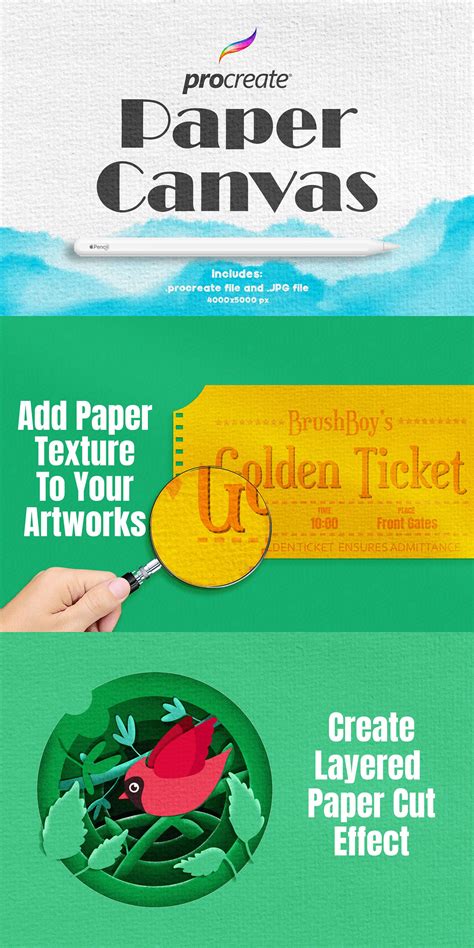 Procreate Paper Canvas 1 PNG File Seamless Realistic Texture Enhance Your Drawing With HD