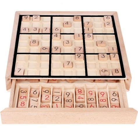 1 Set Sudoku Educational Multi Function Wooden Des Vicedeal