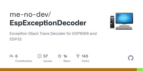 Github Me No Devespexceptiondecoder Exception Stack Trace Decoder For Esp8266 And Esp32