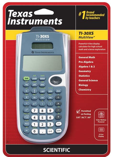 Texas Instruments TI 30XS MultiView Scientific Calculator Amazon