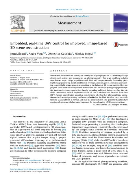 pdf embedded real time uav control for improved image based 3d scene reconstruction nick