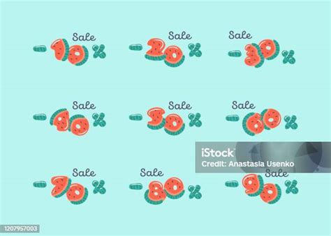 벡터 수박 할인 배너 세트 어린이 용품 서비스 및 여행 기념품의 판매를위한 포스터 를위한 디자인 요소 씨앗조각으로 조각된 귀여운