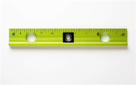 premium ai image spirit level measurer view on white background
