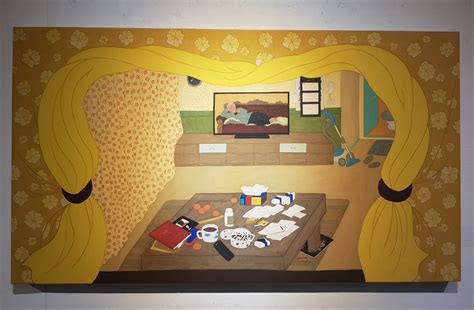 무기력 임남진 120x68cm 한지채색 오마이포토