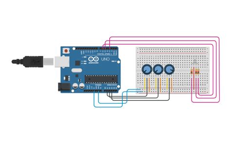 Circuit Design Potentiometer Tinkercad