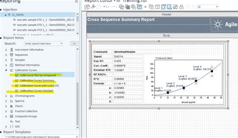 Display Current Calibration Data On A Calibration Report Forum Chromatography Software