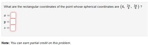 Solved What Are The Rectangular Coordinates Of The Point