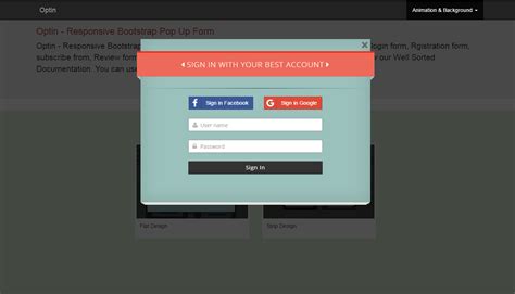 Optin Responsive Bootstrap 3 Pop Up Form By Designcollection Codecanyon