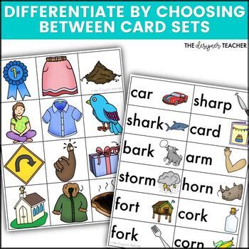 Centers By Design R Controlled Vowel Word Sort Phonics Activity