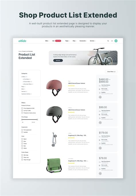 Eride Sport Woocommerce Theme