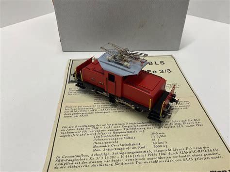 Bls Ee 33 Metropolitan H0 Analog Dc Leicht Bespielt Gebraucht In