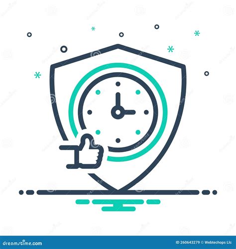 Mix Icon For Reliability Convincement And Faithfulness Stock Vector Illustration Of Icon