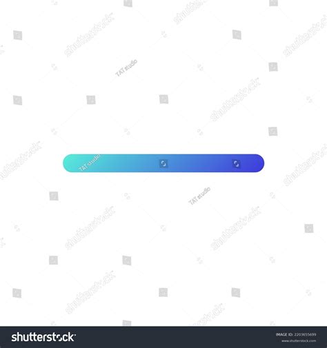 Minus Pixel Perfect Gradient Linear Ui Stock Vector Royalty Free